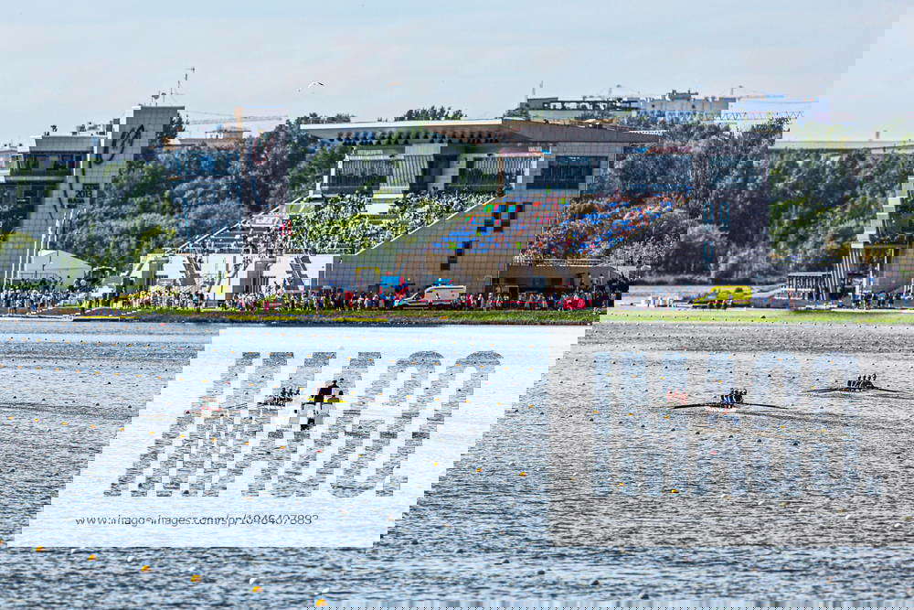 RUSSIA, KAZAN - : Participants compete in the women s rowing quadruple ...