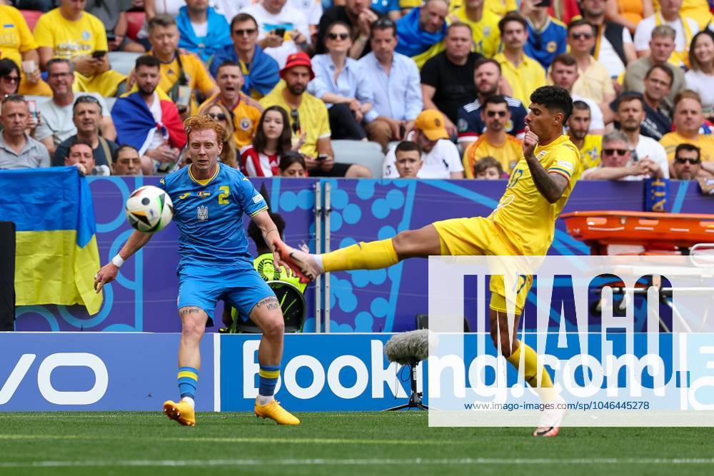 in duel, action, with Yukhym Konoplya 2 Ukarine, Florinel Coman 17 ...