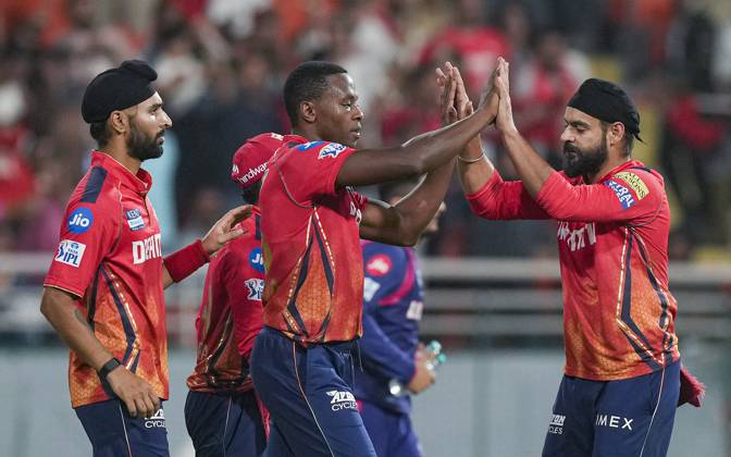 IPL 2024: KP-RR Mohali: Punjab Kings bowler Sam Curran during the ndian ...