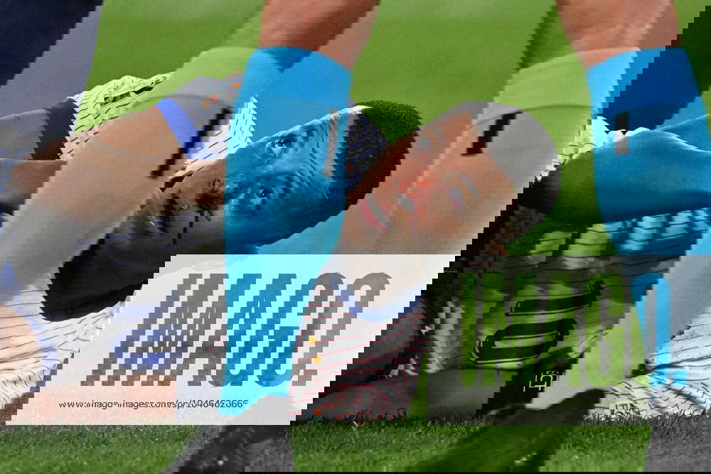 Football EM 2024, Austria France, Kylian Mbappe Lottin France with pain ...