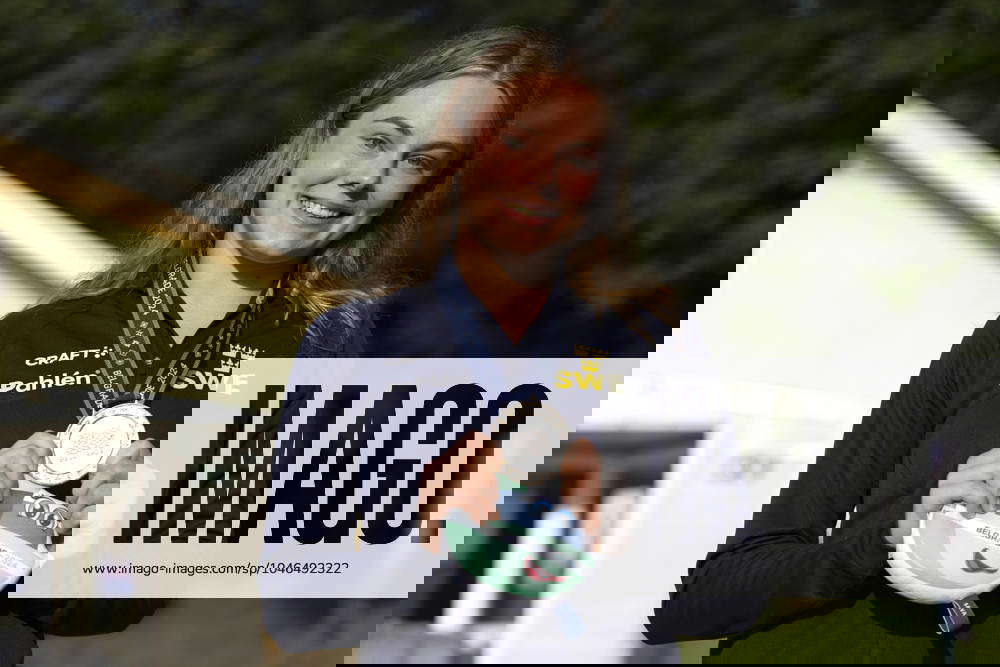 240618 Elna Widerstrom of Sweden poses for a portrait with her gold ...