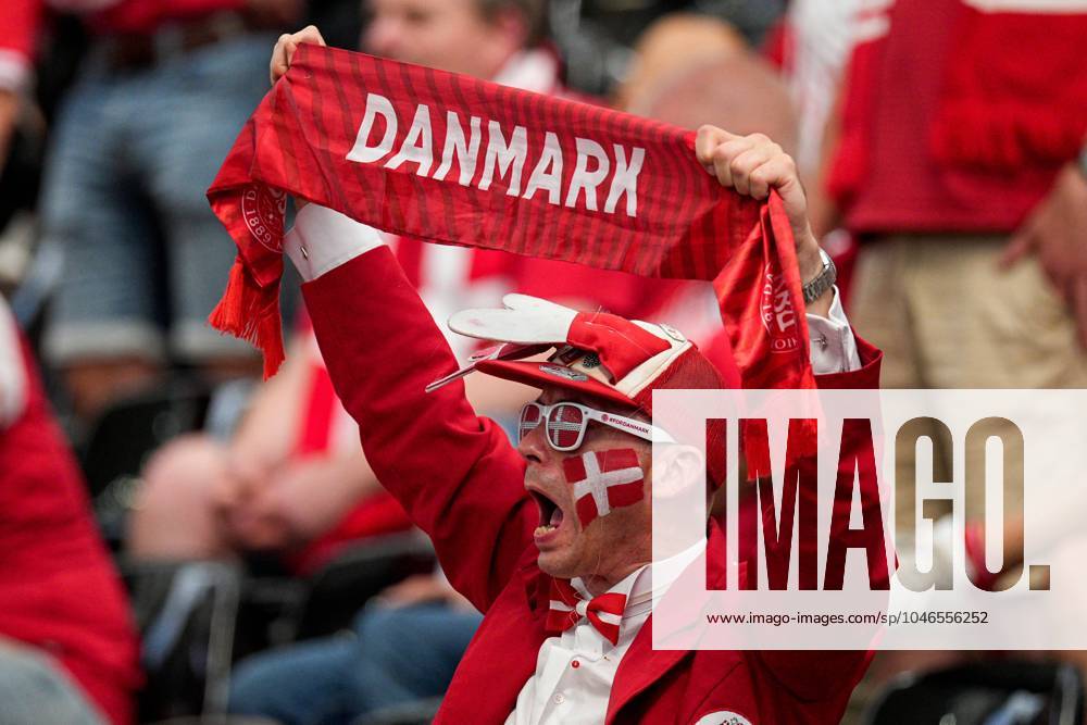 Denmark fans enjoy the pre-match atmosphere Denmark v England, UEFA ...