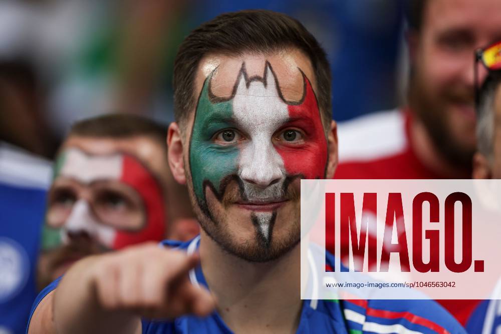 Italy fans enjoy the pre-match atmosphere Spain v Italy, UEFA European ...
