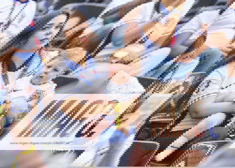 Annie Keating girlfriend of Anthony Gordon, England 18 in the group C stage match ENGLAND - DENMARK