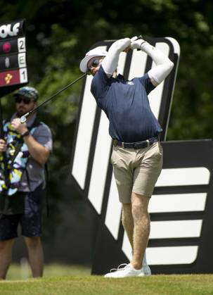 College Grove, Tennessee, USA: Cameron Vincent prepares to putt on Day ...