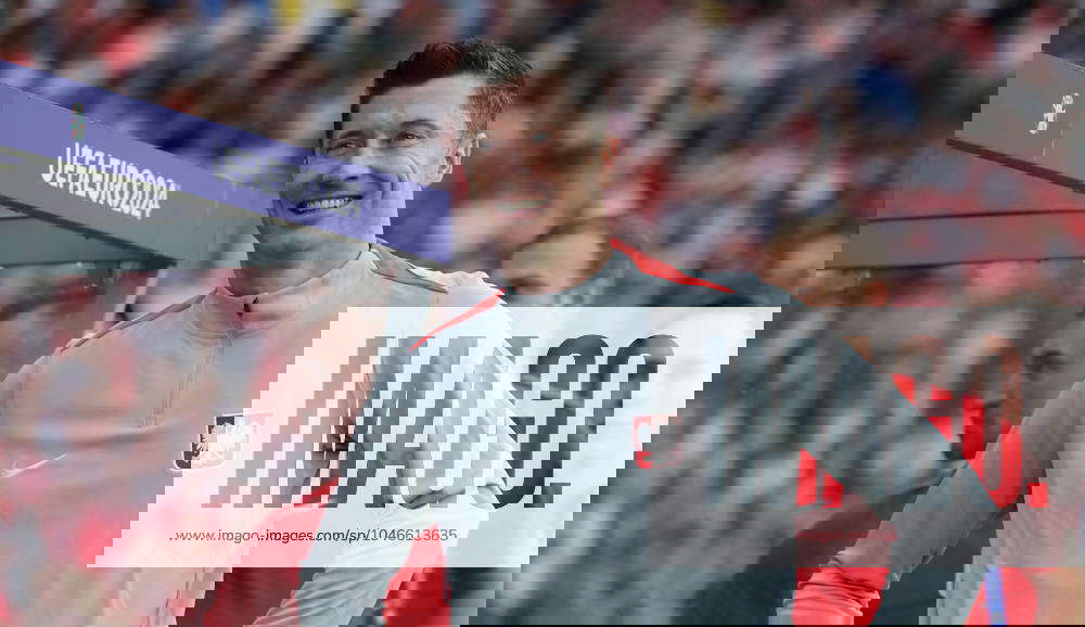 Robert Lewandowski laughing Portrait Portrait single image close up ...