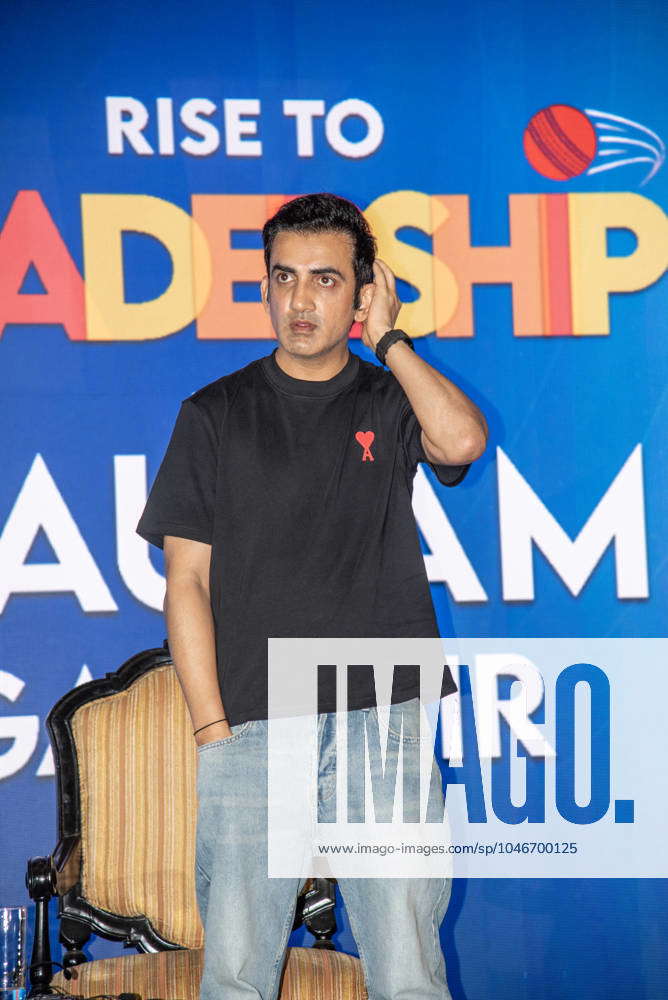 India: Gautam Gambhir in a talk show at Kolkata Gautam Gambhir an ...