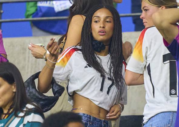 Aaliyah Mohamed, girlfriend of Florian Wirtz, Nr. 17 DFB in the group ...
