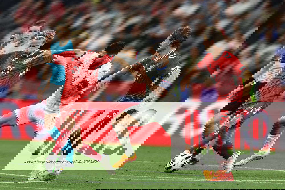 Morten Hjulmand (Denmark)Aleksandar Mitrovic (Serbia)Joachim Andersen ...