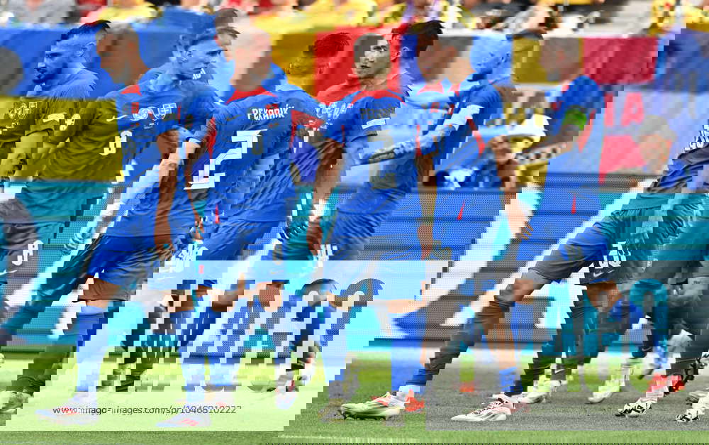 Slovak footballers Ivan Schranz, Ondrej Duda, David Strelec and Milan Å ...