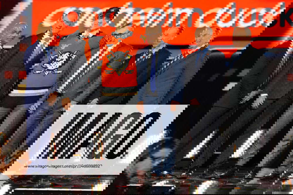 NHL, Eishockey Herren, USA NHL Draft Jun 28, 2024; Las Vegas, Nevada ...