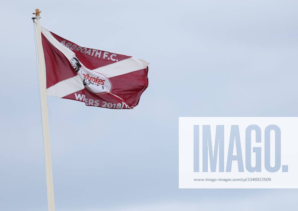 Arbroath FC flag Arbroath v Dundee, Pre Season Friendly, Football ...