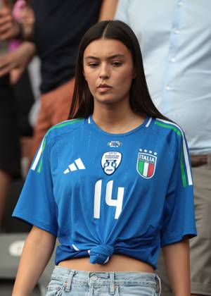 Berlin, Germany, 29th June 2024. Lucia Bramani the girlfriend of ...