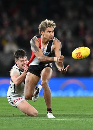 AFL SAINTS POWER, Zak Butters of Port Adelaide during the AFL Round 16 ...