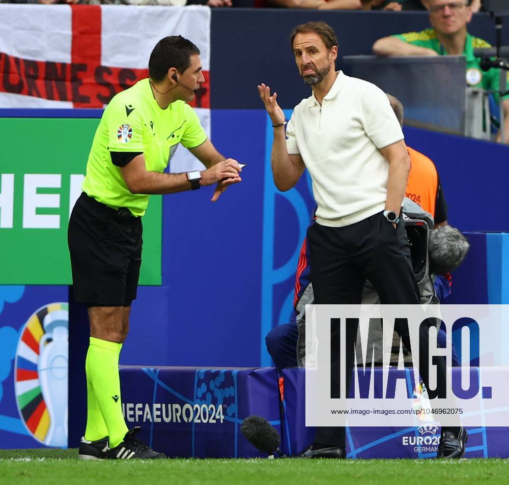 England manager Gareth Southgate questions the fourth official England ...