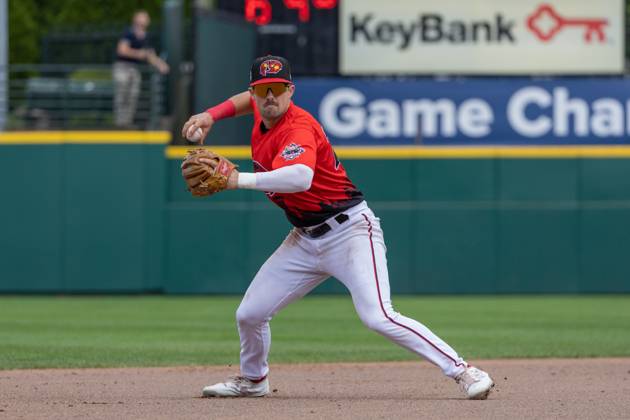 June 30th, 2024: Rochester Red Wings infielder Jackson Cluff makes a ...