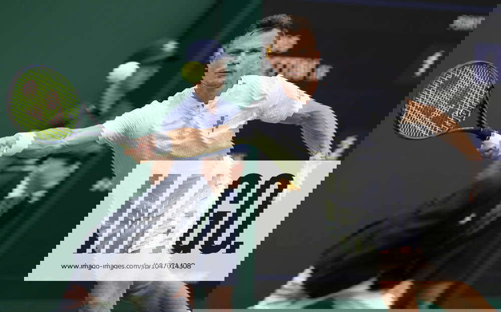 Tennis: Wimbledon Jul 1, 2024; London, United Kingdom; Marton Fucsovics ...