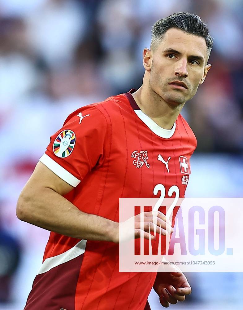 Fabian Schar of Switzerland England v Switzerland, UEFA European ...