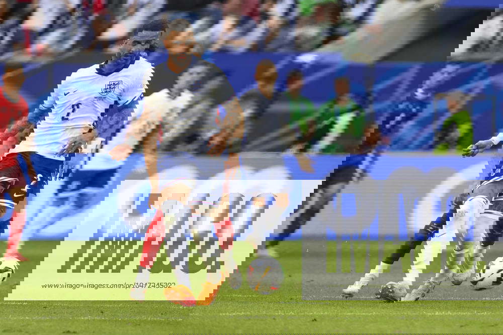 Kyle Walker England, 02 with a pass , Football, UEFA , European ...