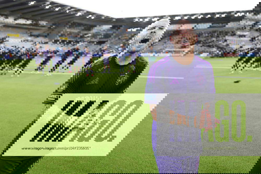 NORRKÖPING, SWEDEN 20240708 Djurgardens Magnus Eriksson celebrates ...