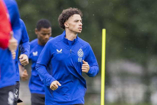 Stage Clube Brugge , BELGIUM - JULY 08 : Talbi Chemsdine midfielder of ...