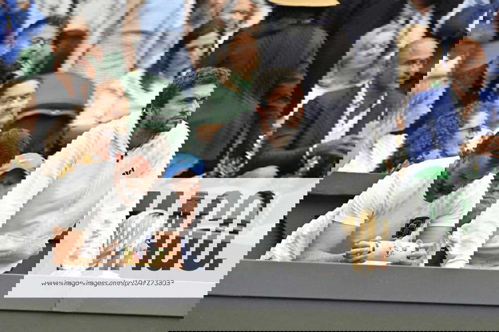 Tennis : Wimbledon 2024 - Jannick Sinner - Italie - Gilles Simon coach Tennis : Wimbledon