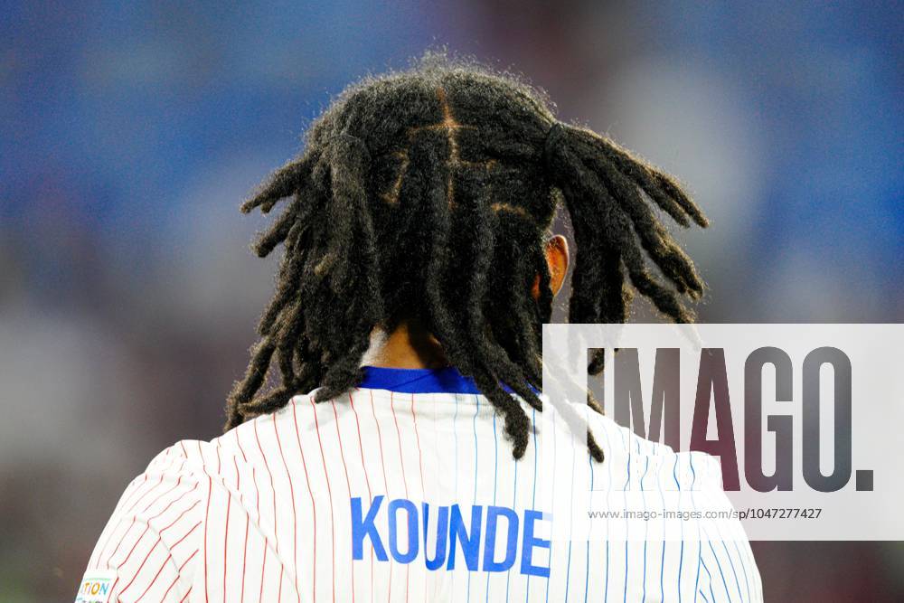 Jules KoundÃ of France Spain v France, UEFA European Championship, EM ...