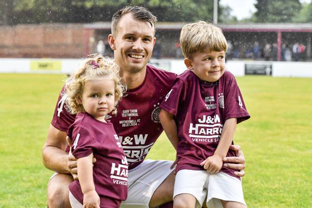 Linlithgow Rose v Motherwell Friendly Linlithgow Rose player Gary Thom ...