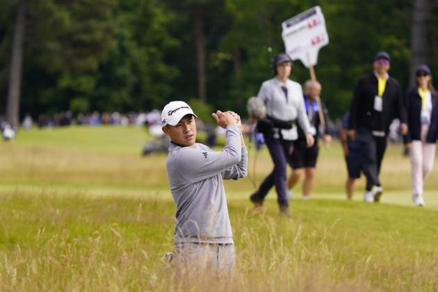 Genesis Scottish Open 2024 Colin Morikawa in the rough on the 2nd ...