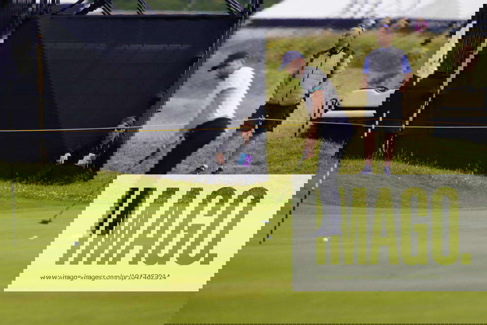 The 152nd Open Championship 2024 Liam Nolan on the 3rd green during the ...