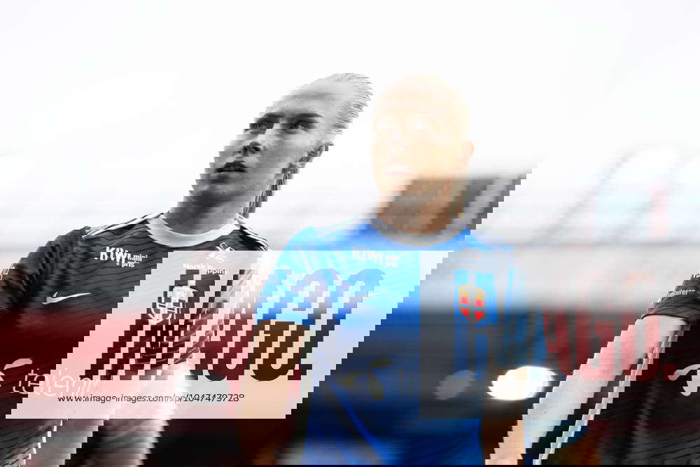 Thea Bjelde of Norway ahead of the UEFA Women s Euro Qualifier football ...