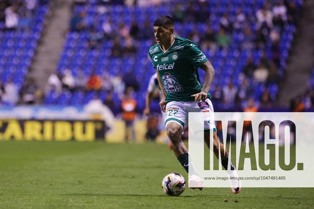 Liga BBVA MX Apertura 2024 Puebla vs Leon Adonis Frias of Leon during ...