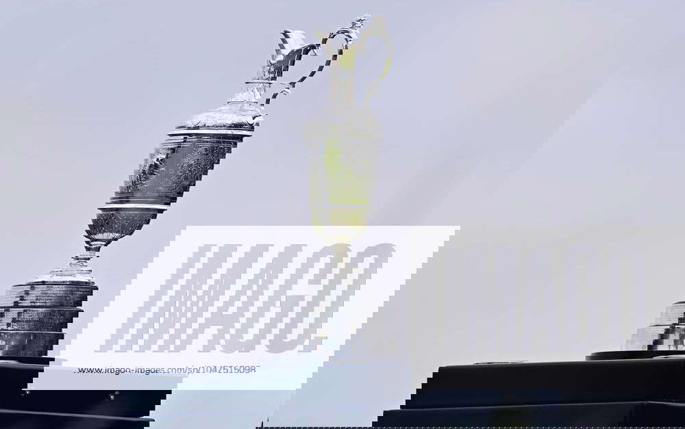 The Claret Jug on the 1st Tee as the 152nd Open Championship gets under ...