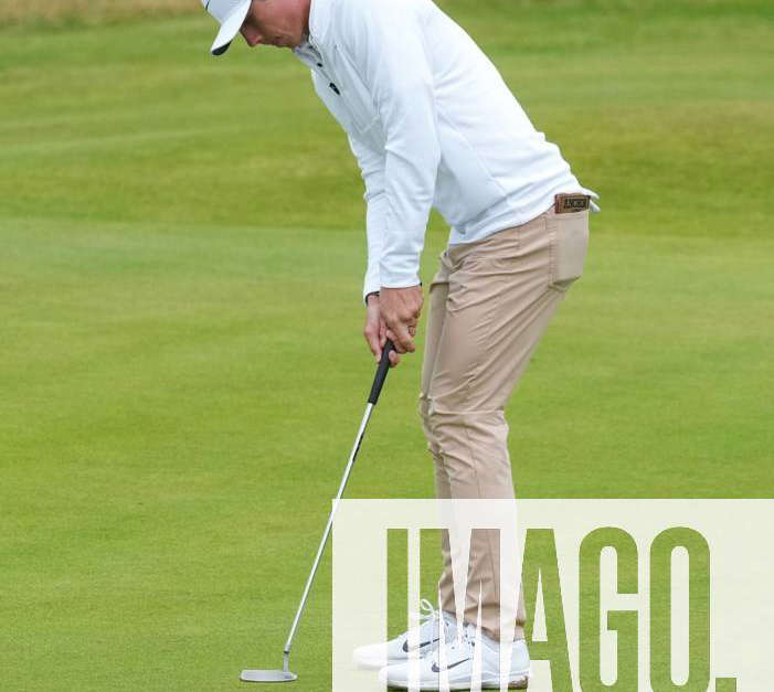 Gordon Sargent on the 5th hole. The British Open Championship, Day One ...