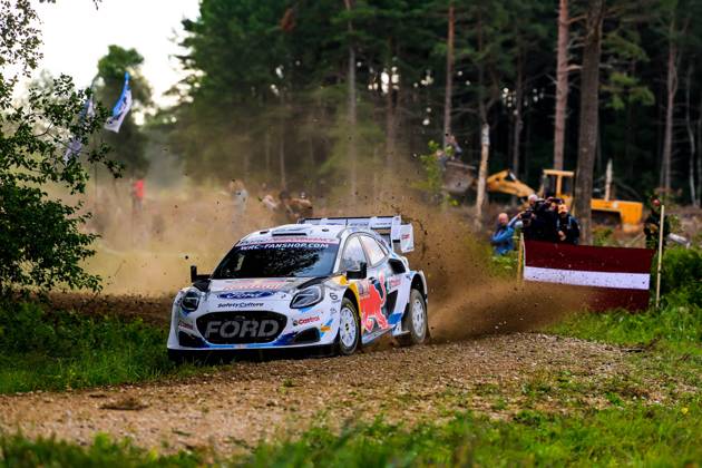 Riga: They Face In Shakedown,During Fia World Rally Championship WRC ...
