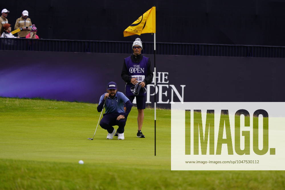 152nd Open Championship Angel Hidalgo (ESP) on the 18th during Round 1 ...