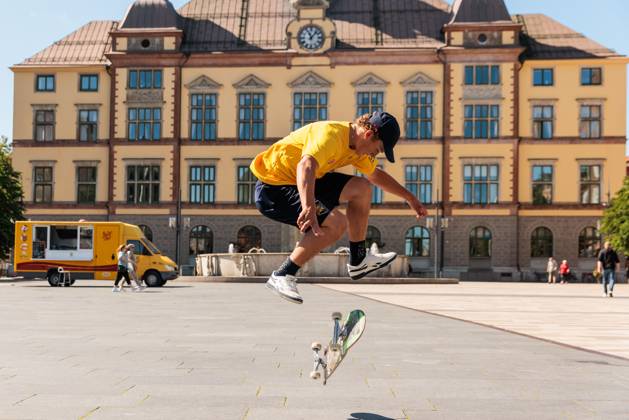 Hampus Winberg of Sweden at a press conference during a precamp for the ...