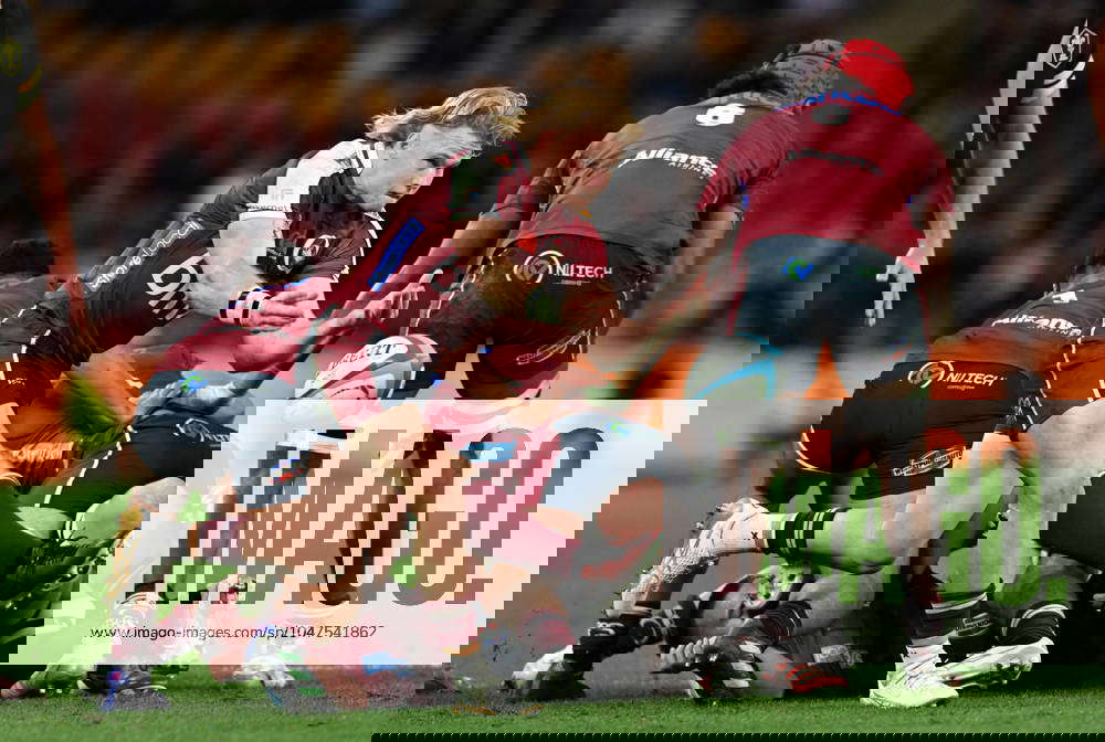 RUGBY REDS WALES, Louis Werchon of the Reds in action during the ...