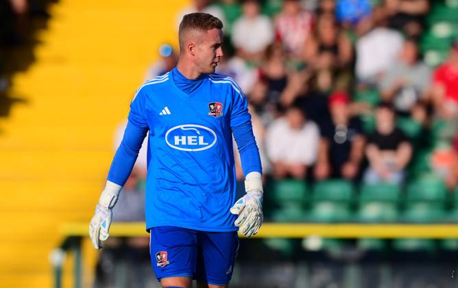 Yeovil Town v Exeter City, Yeovil, UK - 19 Jul 2024 Joe Whitworth ...