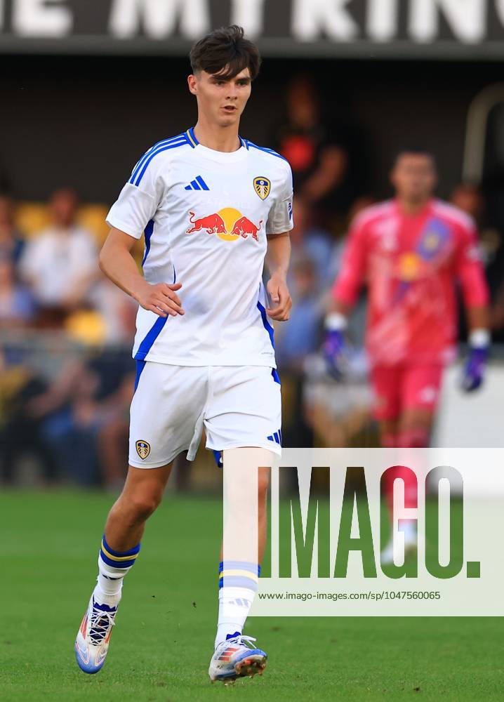 Charlie Crew of Leeds United Harrogate Town v Leeds United, Pre Season ...
