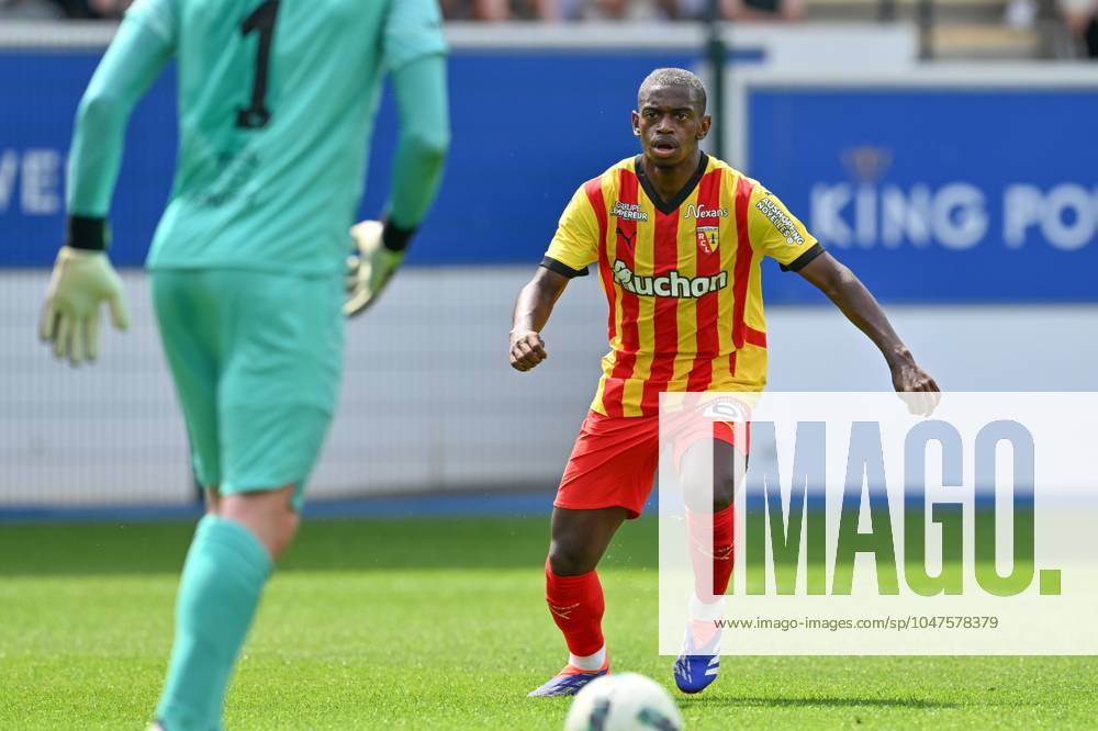 240720 OHL vs RC Lens David Pereira Da Costa (10) of RC Lens pictured ...