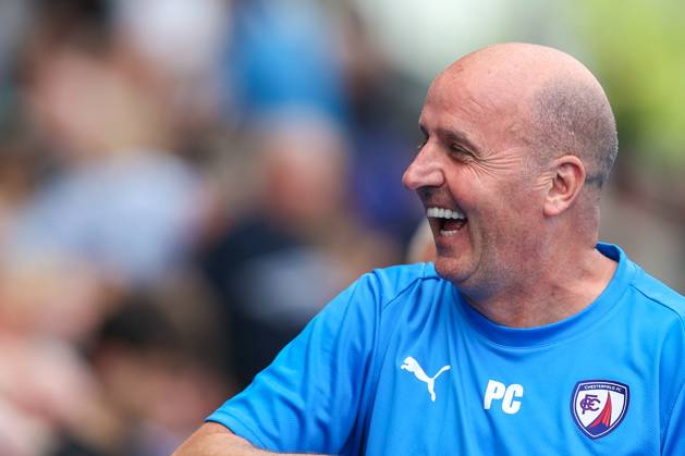 Chesterfield FC v Sheffield United FC Chesterfield manager Paul Cook ...