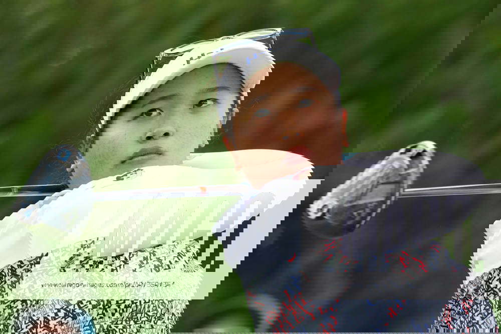 SYLVANIA, OH - JULY 20: LPGA, Golf Damen golfer Chanettee Wannasaen plays her tee shot on the 4th