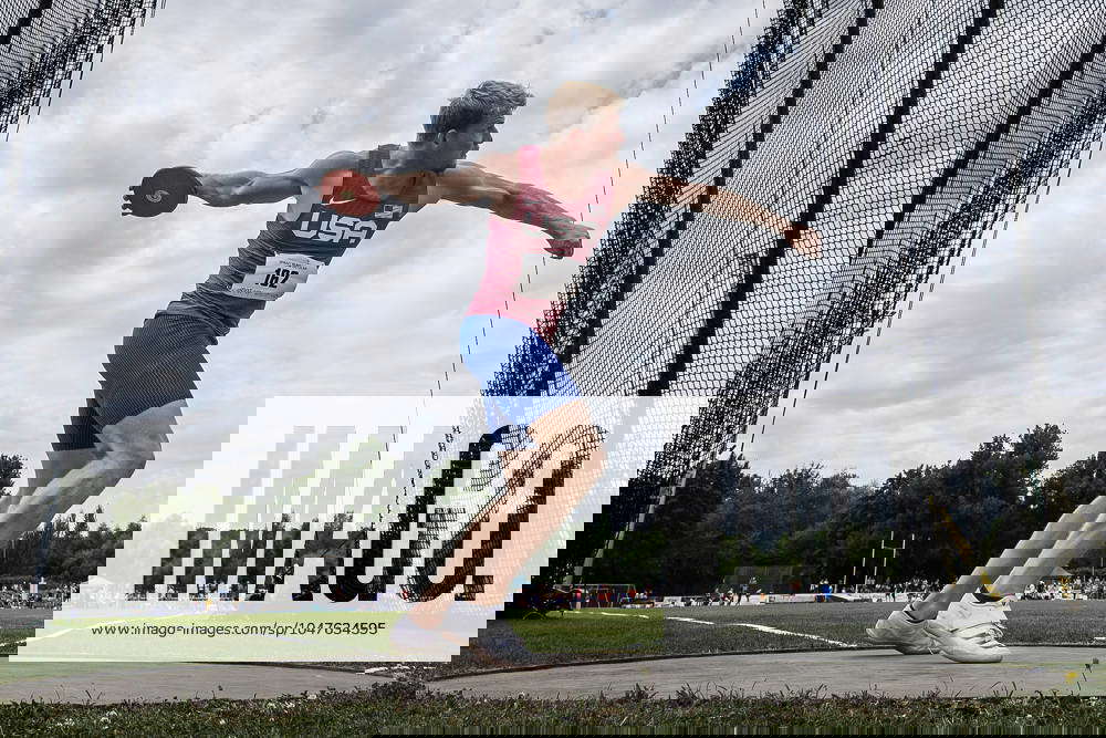 Thorpe Cup Wetzlar, 21 07 2024 Hunter Jones USA, discus throw, discus ...