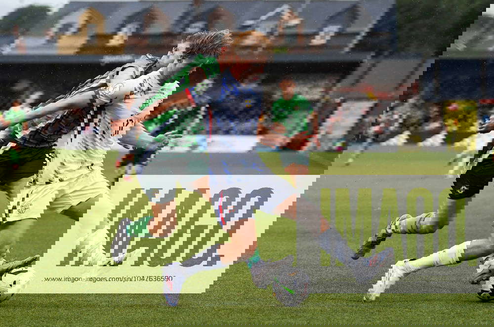 Bork Bang Kittilsen of Norway in action against Tom Atcheson of ...