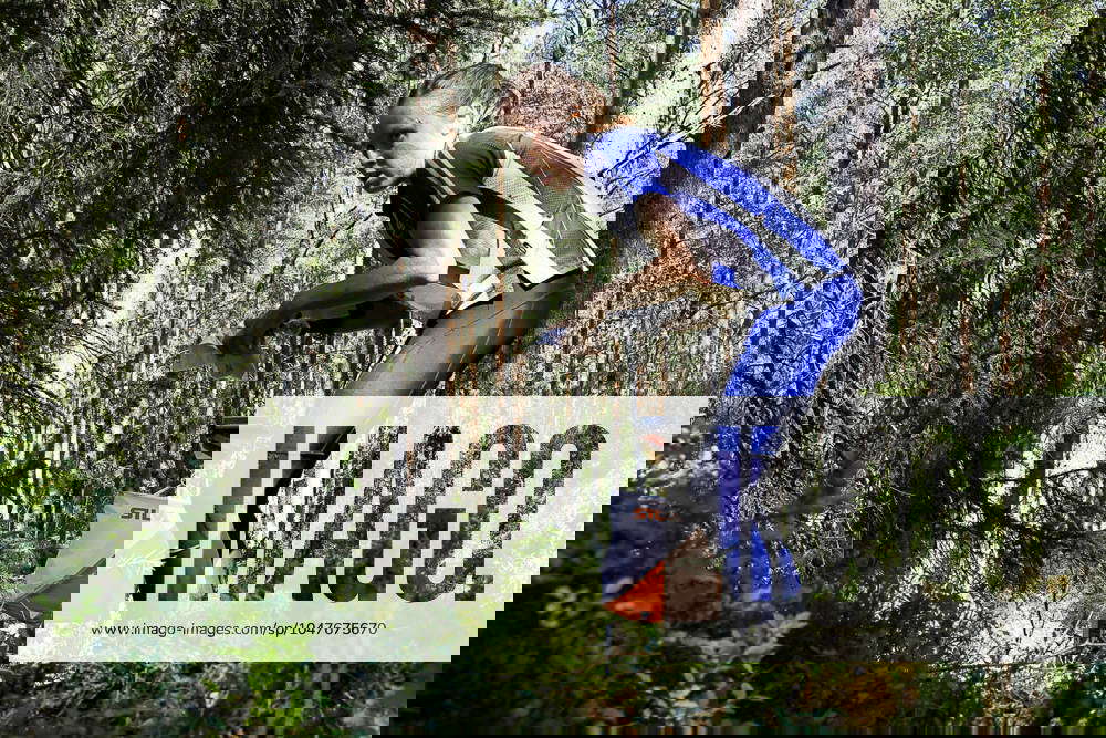 Anna Fast IFK Göteborg Orientering third in D21E during O Ringen stage ...