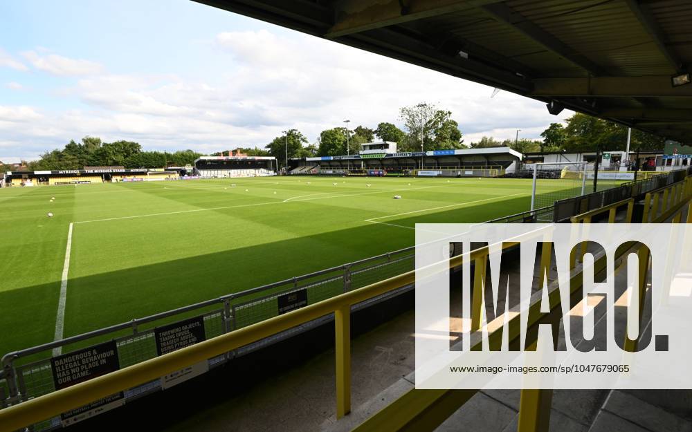 A general view before kick off Harrogate Town v Sheffield United, Pre ...