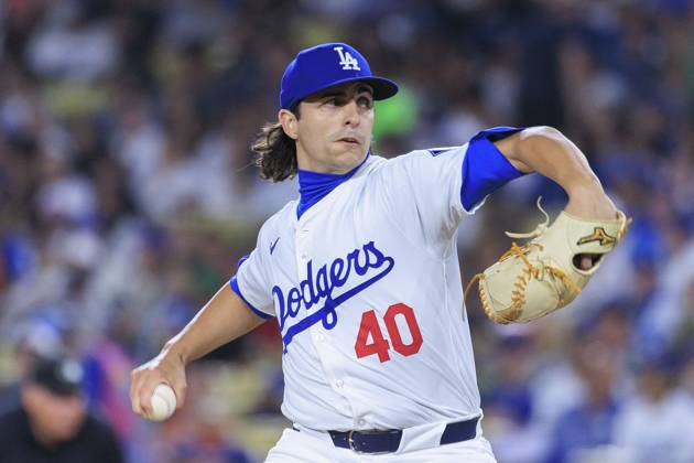 July 25, 2024, Los Angeles, California, USA: Relief pitcher, Joe Kelly ...
