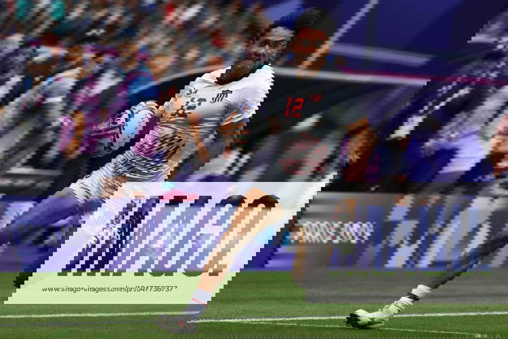 Paris, Ile de France, France: LUCAS LACAMP 12 of USA in the Rugby ...