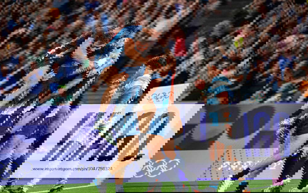 Joy of French players, Mens Rugby Sevens, France vs Argentina, Men s ...